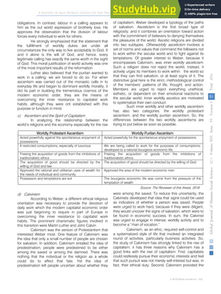 A Review Of Max Weber S Thesis On The Protestant Ethic And The Spirit ...