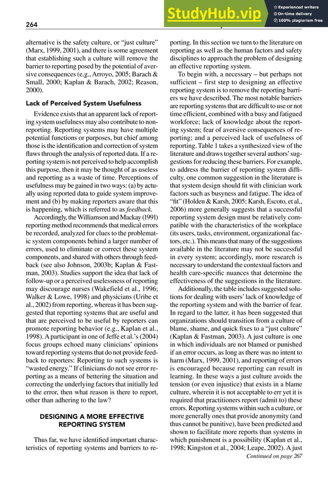 A Review Of Medical Error Reporting System Design Considerations And A Proposed Cross-Level ...