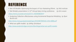 A review of net lift models | PPTX