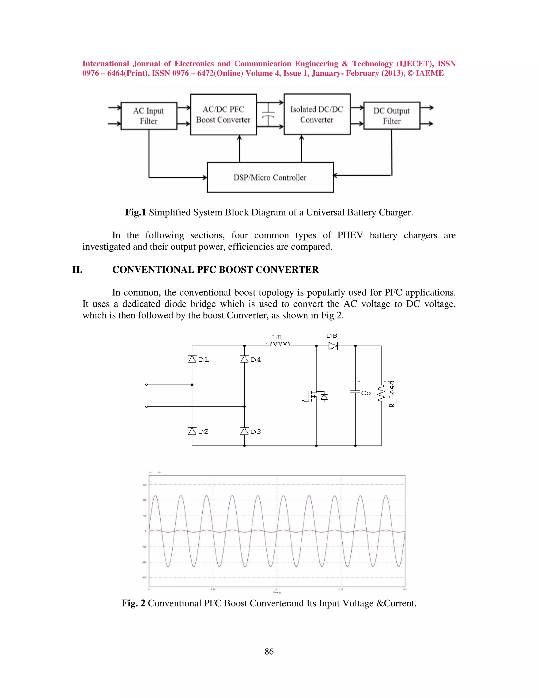 A review of pfc boost converters for hybrid electric vehicle battery chargers | PDF