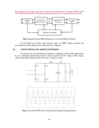 A review of pfc boost converters for hybrid electric vehicle battery chargers | PDF