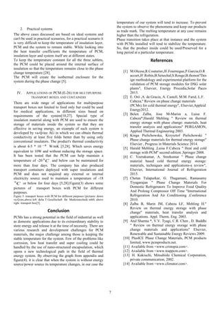 A review of phase change materials (pcms) for cold energy storage ...