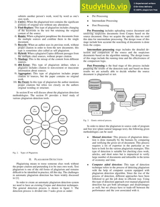 A Review Of Plagiarism Detection Based On Lexical And Semantic Approach | PDF