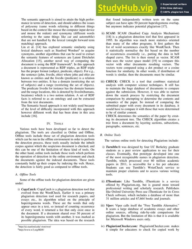 A Review Of Plagiarism Detection Based On Lexical And Semantic Approach | PDF