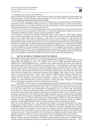 A review of privacy preserving techniques in wireless sensor network | PDF