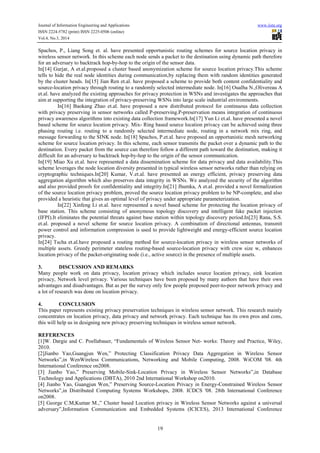 A review of privacy preserving techniques in wireless sensor network | PDF