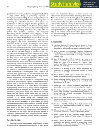 A Review Of Research On Crime Displacement Theory | PDF