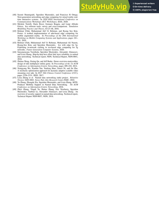 A Review Of Research Works In Named Data Networking And Information Centric Networking Pdf