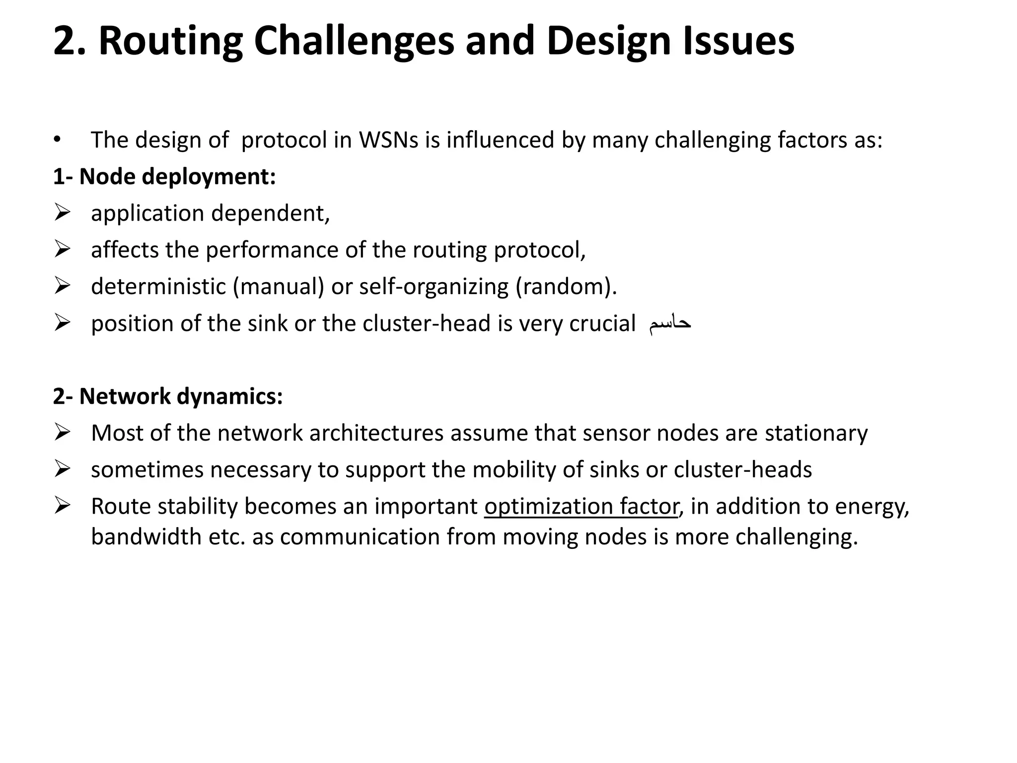 A review of routing protocols in wsn | PPTX