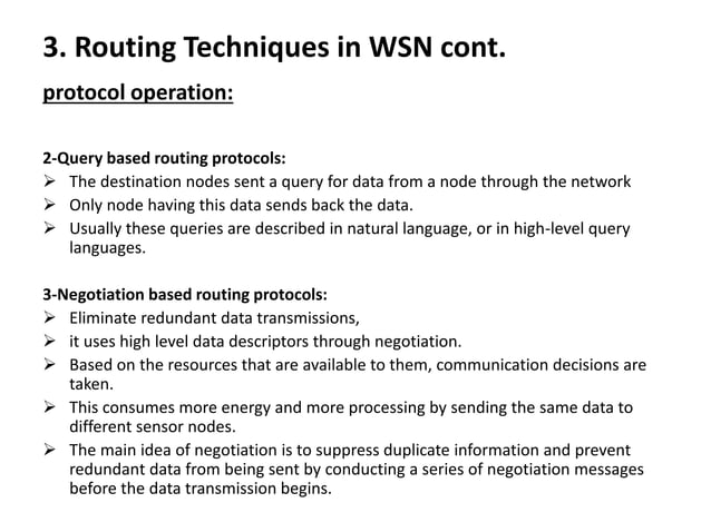 A Review Of Routing Protocols In Wsn Ppt