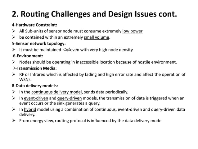 A Review Of Routing Protocols In Wsn Ppt