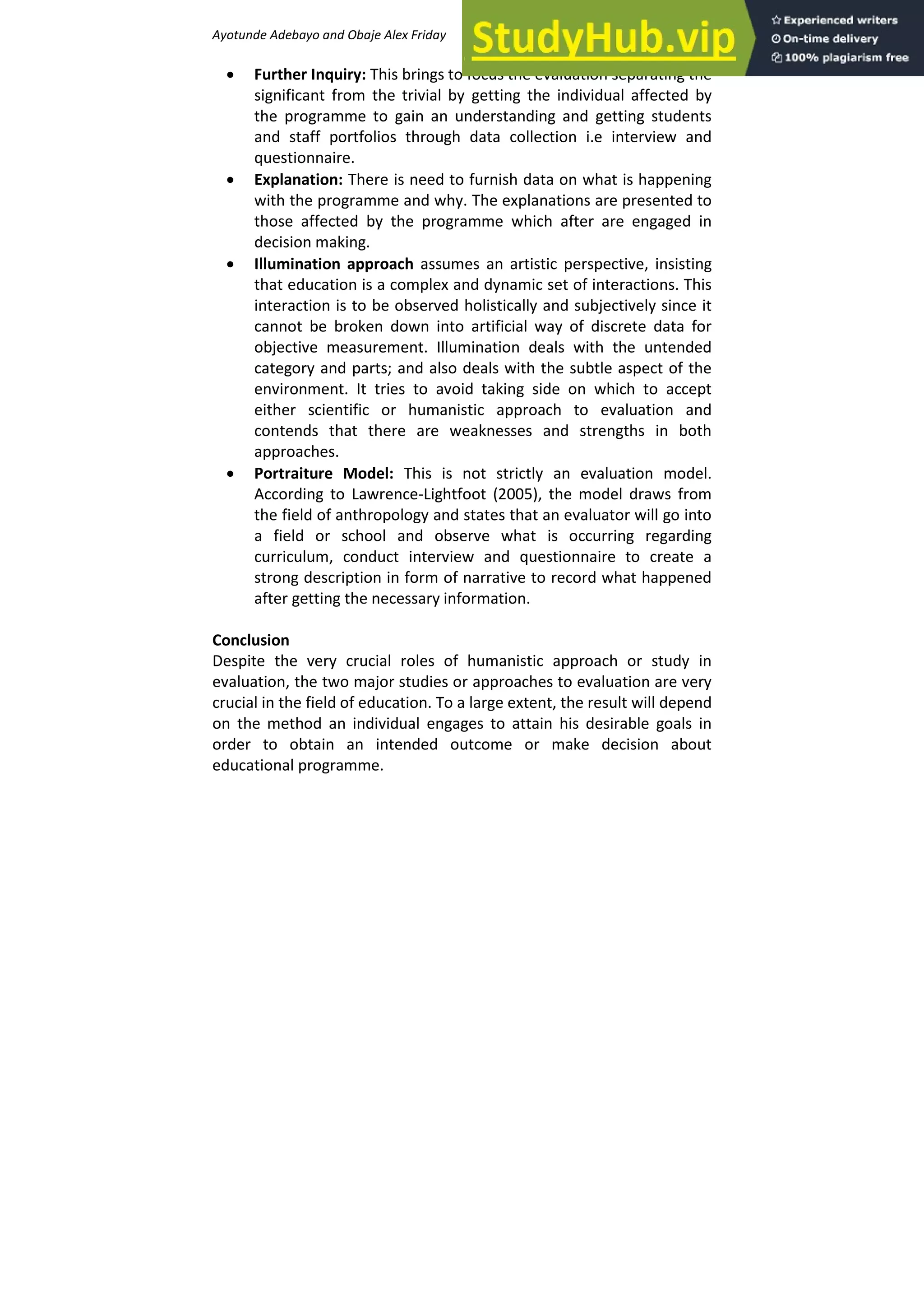 A Review Of Scientific And Humanistic Approaches In Curriculum ...