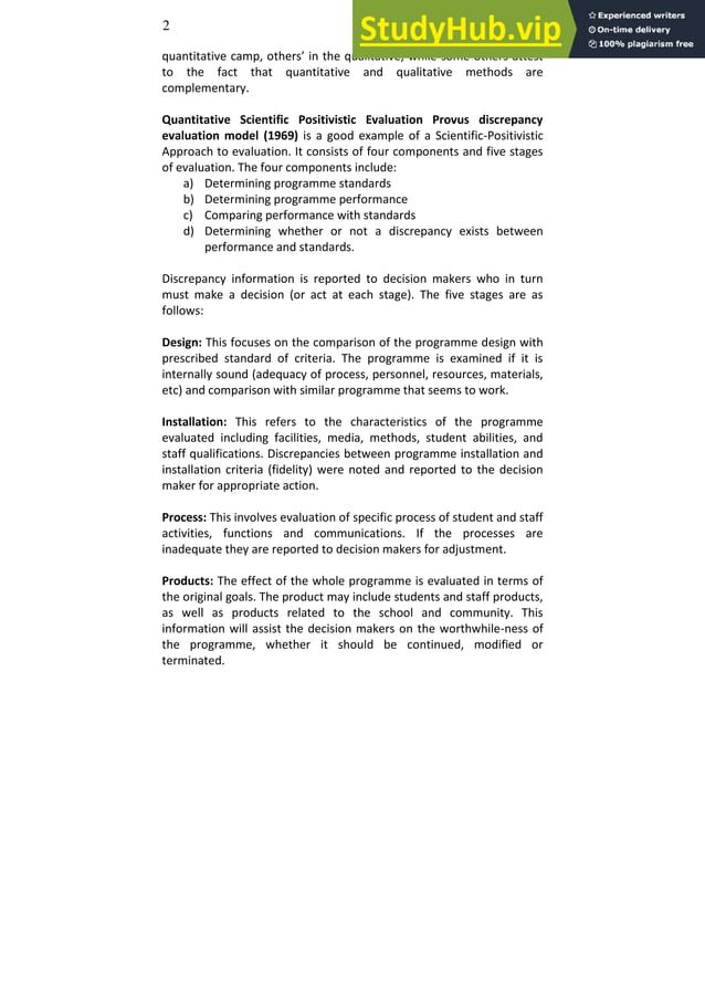 A Review Of Scientific And Humanistic Approaches In Curriculum ...