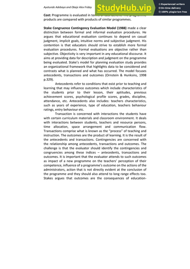 A Review Of Scientific And Humanistic Approaches In Curriculum ...