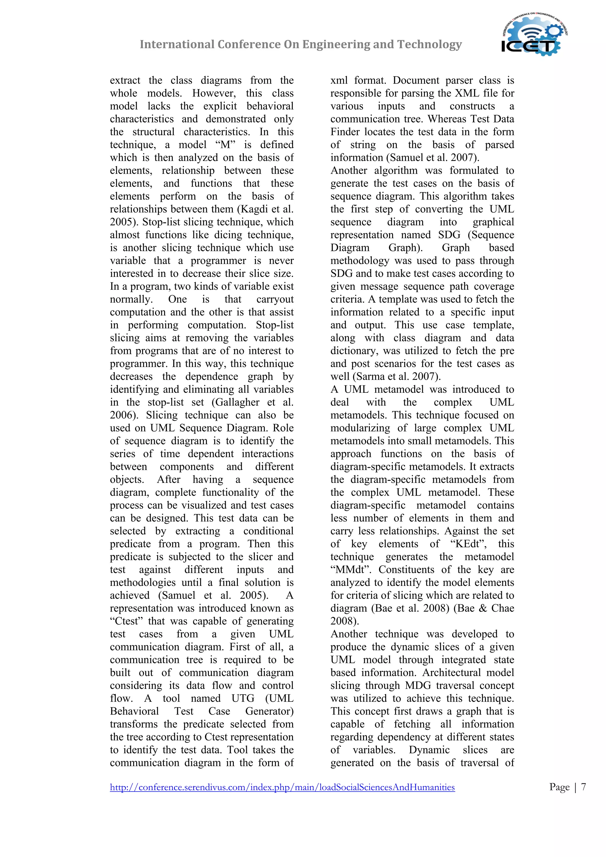 A review of slicing techniques in software engineering | PDF