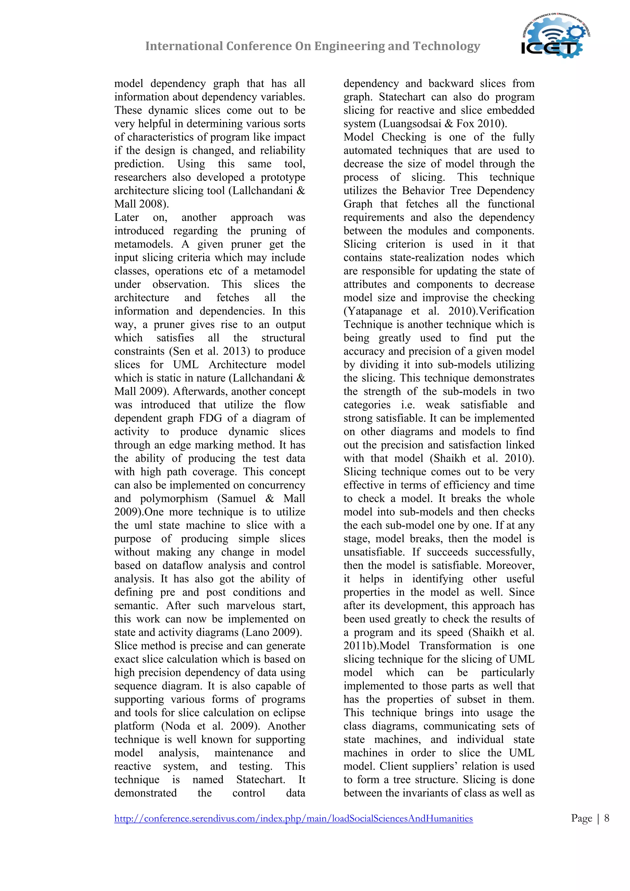 A review of slicing techniques in software engineering | PDF