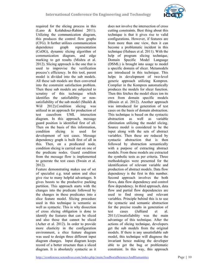 A Review Of Slicing Techniques In Software Engineering Pdf Programming Languages Computing