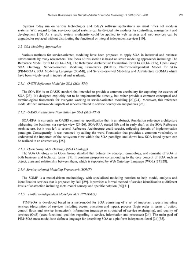 A Review Of Soa Modeling Approaches For Enterprise Information Systems Pdf