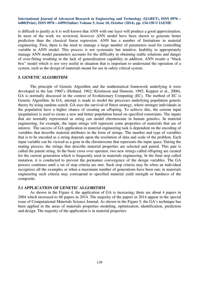 A review of soft computing techniques in materials engineering | PDF