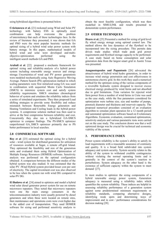 A review of techniques in optimal sizing of hybrid renewable energy ...