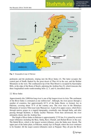 A Review Of The Assessment And Mitigation Of Floods In Sindh, Pakistan ...