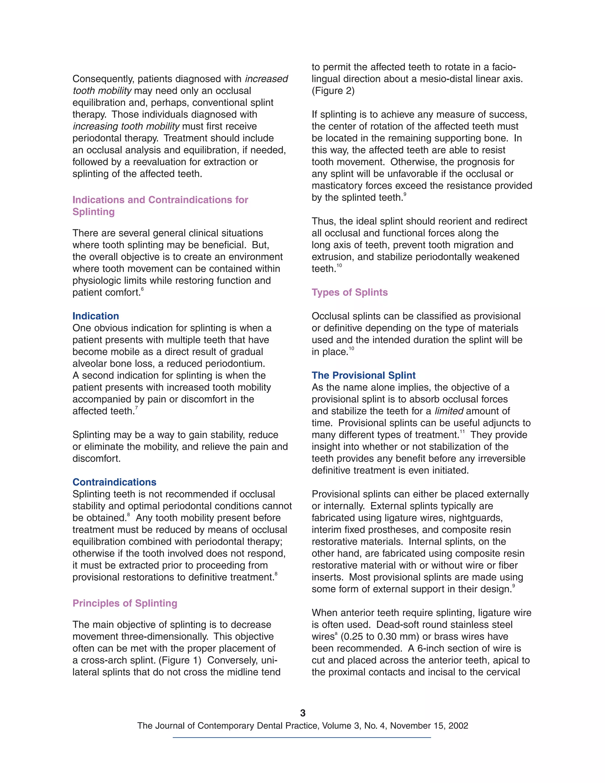A+review+of+the+clinical+management+of+mobile+teeth | PDF