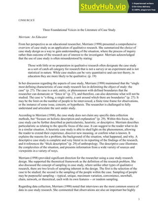 A Review Of The Literature On Case Study Research | PDF