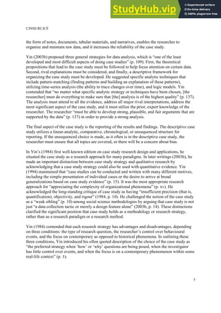 A Review Of The Literature On Case Study Research | PDF