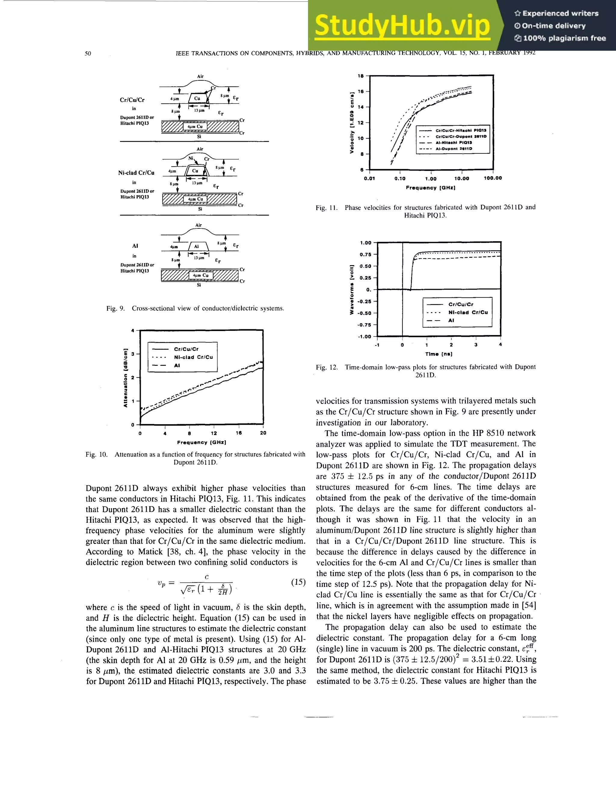 A Review Of The Skin Effect As Applied To Thin Film Interconnections | PDF