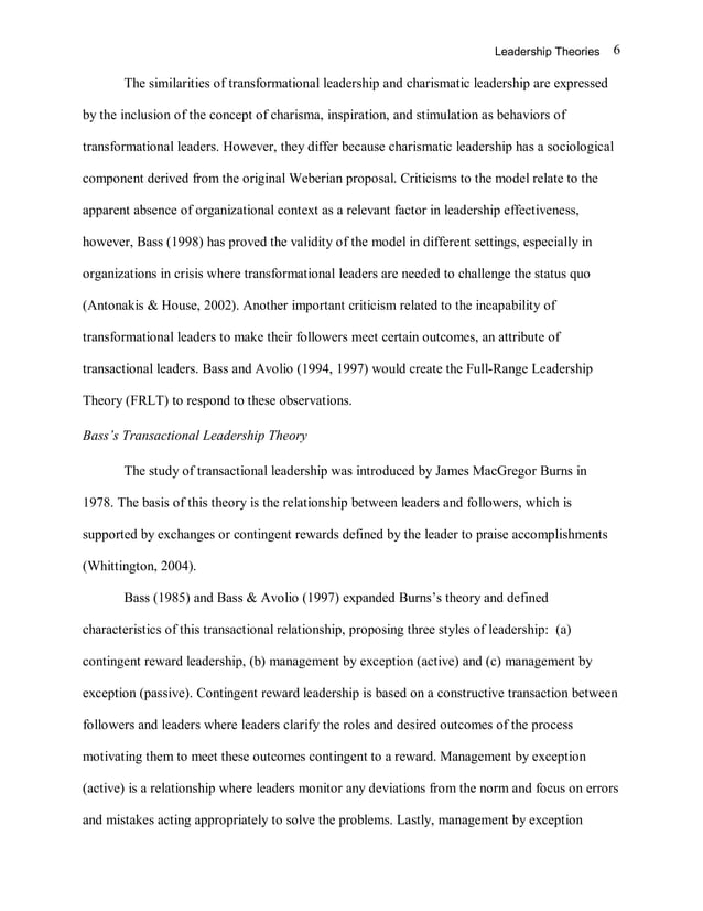 A Review Of Transformational Leadership Models | PDF