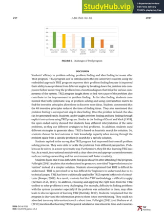 A Review Of TRIZ And Its Benefits Challenges In Stimulating Creativity In Problem Solving Of Pre ...