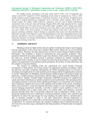 A review of unmanned aerial vehicle and their morphing concepts ...