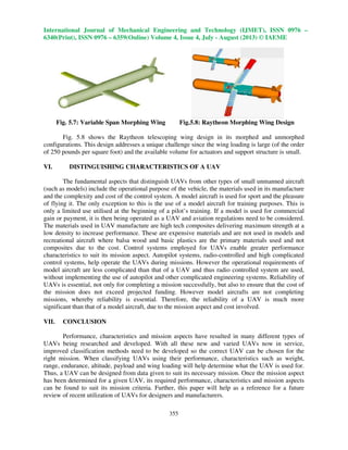 A review of unmanned aerial vehicle and their morphing concepts ...