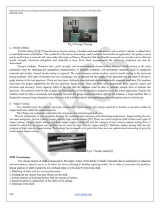 A review of various techniques used for shaft failure analysis | PDF