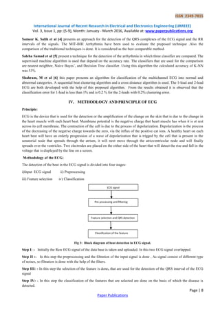 A Review on Arrhythmia Detection Using ECG Signal | PDF