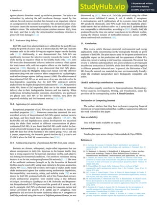 A review on biogenic green synthesis of ZnO nanoparticles by plant biomass and their ...