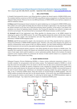 A Review on Channel Capacity Enhancement in OFDM | PDF | Internet of Things | Internet