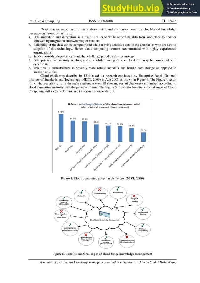 A Review On Cloud Based Knowledge Management In Higher Education Institutions | PDF