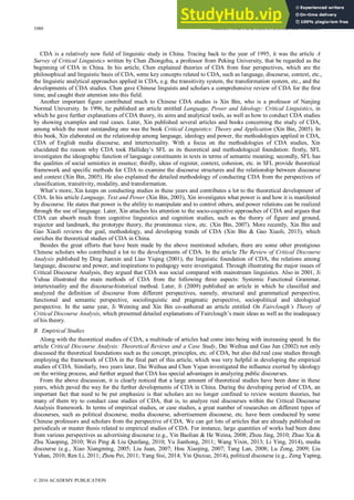 A Review On Critical Discourse Analysis | PDF