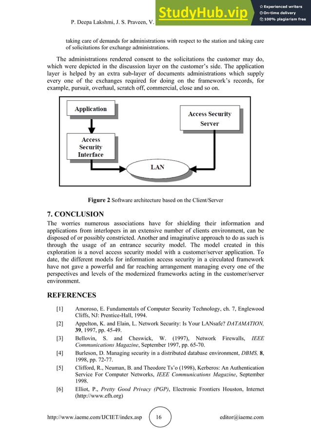 A REVIEW ON DATA SECURITY IN DISTRIBUTED SYSTEM | PDF | Databases | Computer Software and ...