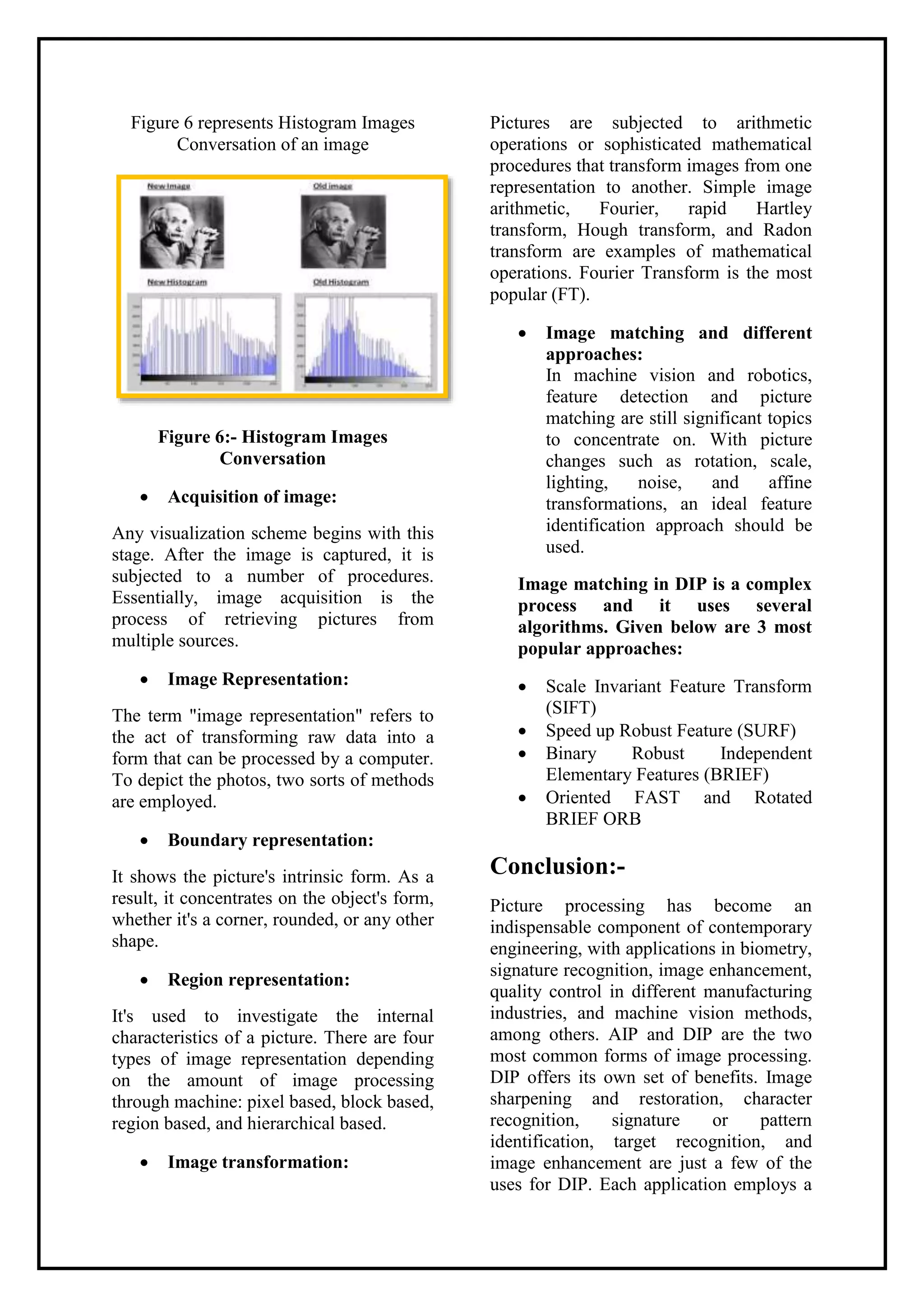 A review on digital image processing paper | PDF