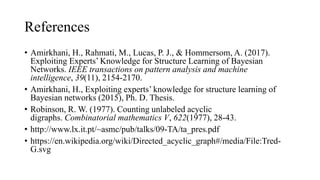 A review on Exploiting experts’ knowledge for structure learning of bayesian networks | PPTX
