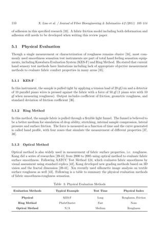 A review on fabric smoothness sensation studies | PDF