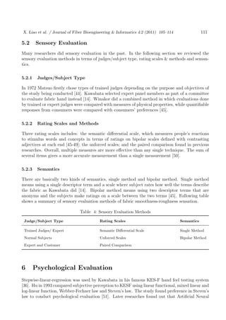 A review on fabric smoothness sensation studies | PDF