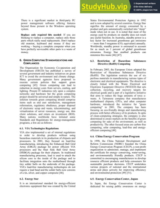 A Review On Green Computing For Eco-Friendly And Sustainable IT | PDF