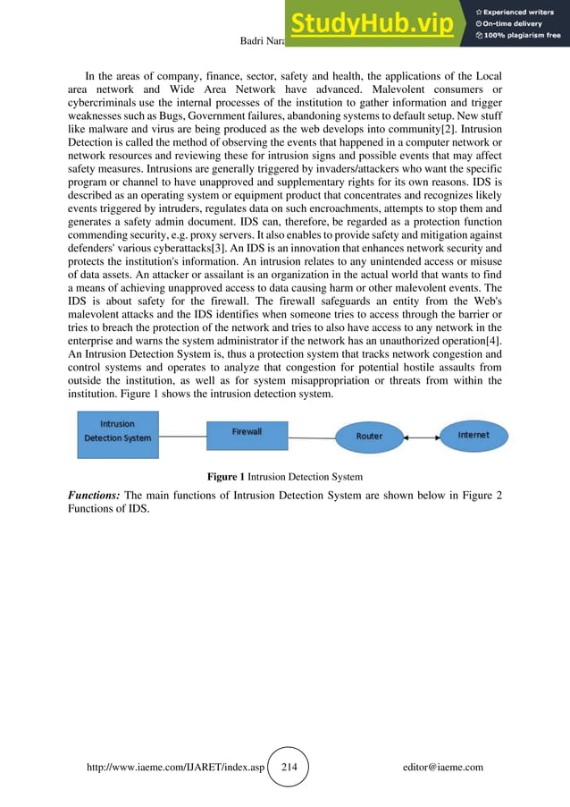 A REVIEW ON INTRUSION DETECTION SYSTEM | PDF