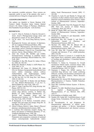 A REVIEW ON: MATRIX DRUG DELIVERY SYSTEM | PDF