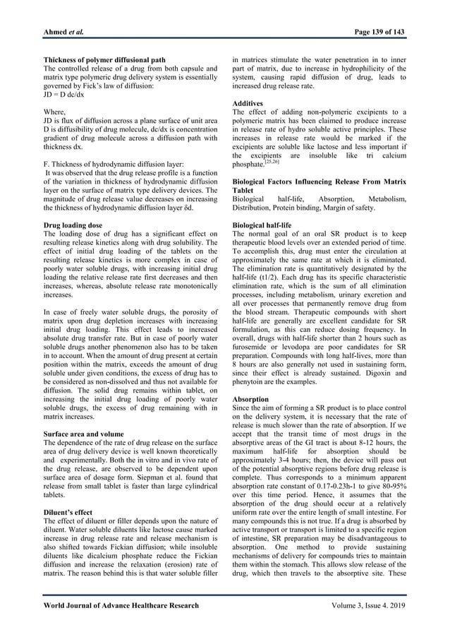 A REVIEW ON: MATRIX DRUG DELIVERY SYSTEM | PDF