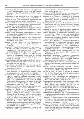 A review on microencapsulation of fish oil to improve oxidative ...