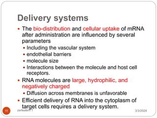 A Review on mRNA vaccines and novel delivery.pptx